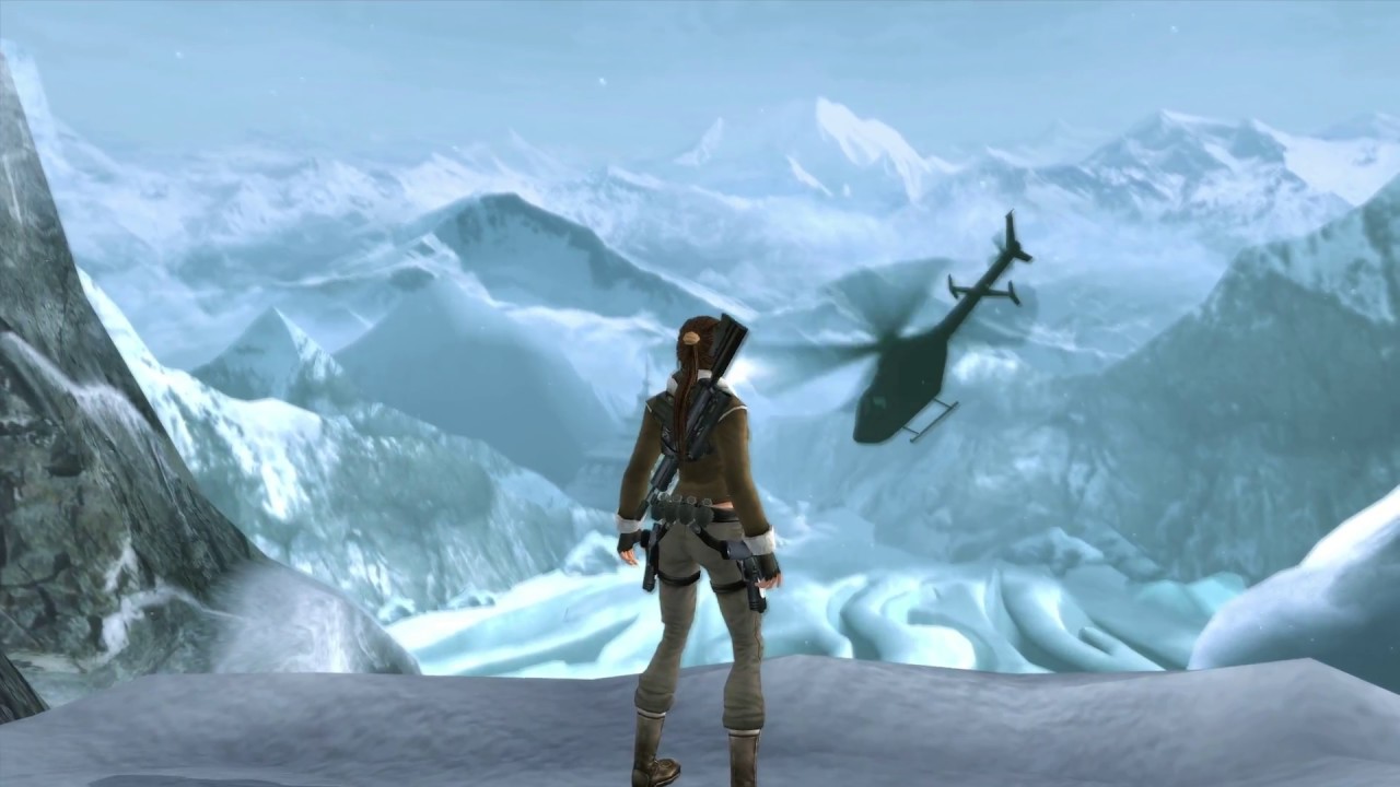 Tomb Raider Legend - Cinématique 180 - Hélico de Rutland - YouTube