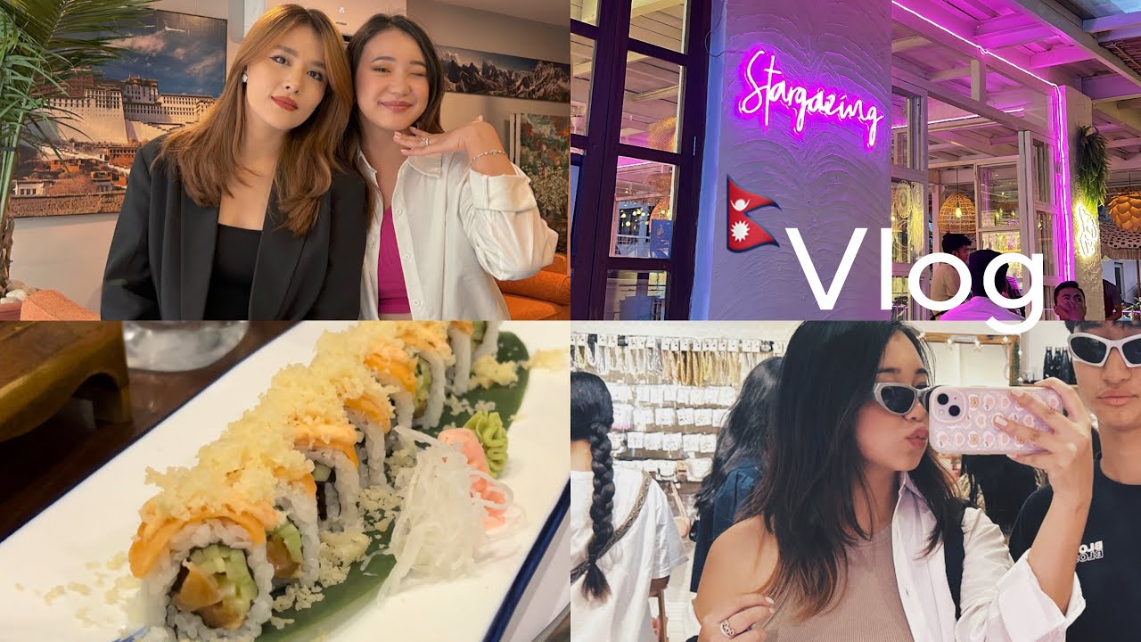 Dinner at Pan Asia, makeup workshop w lemi, internships📁🍃🌷 | Nepal ...