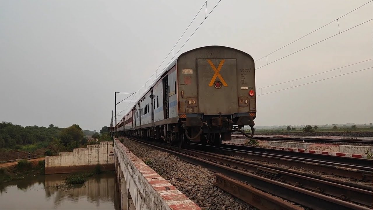 Train moving slowly #indiarailview | #indiatechgarage - YouTube