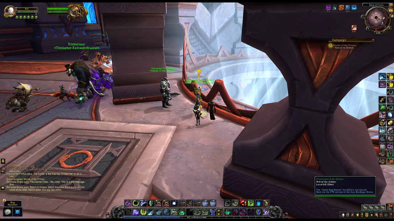 Words of the Primus, WoW Quest Shadowlands - YouTube