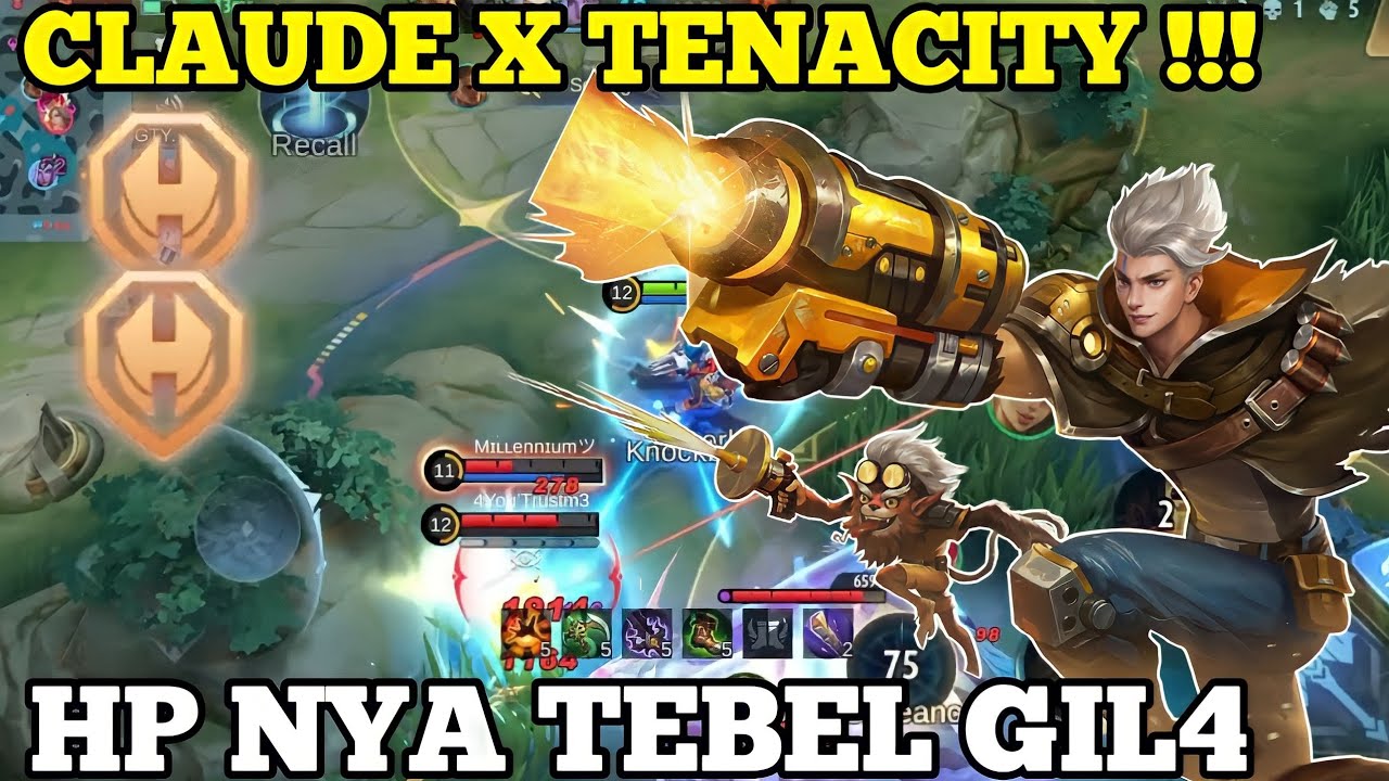 CLAUDE X TENACITY‼️ INI TALENT COCOK UNTUK CLAUDE KAH,SUSTAIN DI EARLY ...
