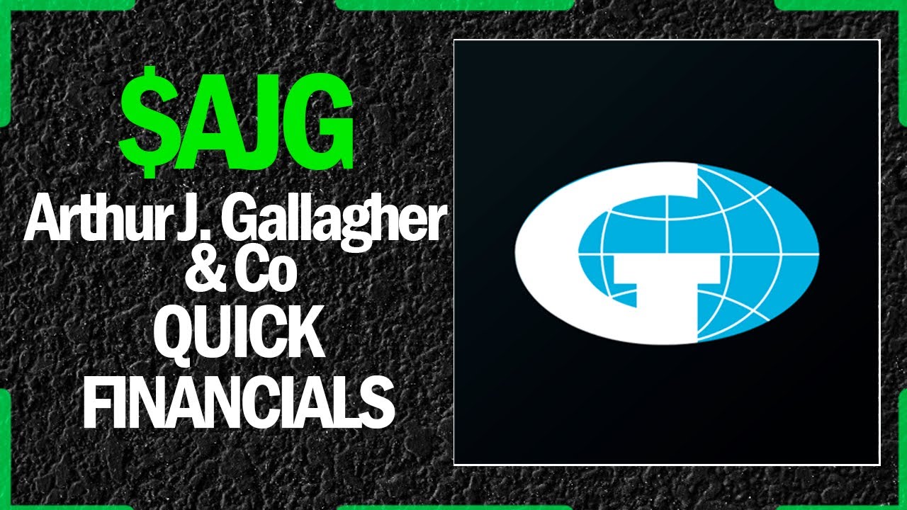 $AJG Stock - Arthur J. Gallagher & Co | Quick Financials | LAST 12 ...