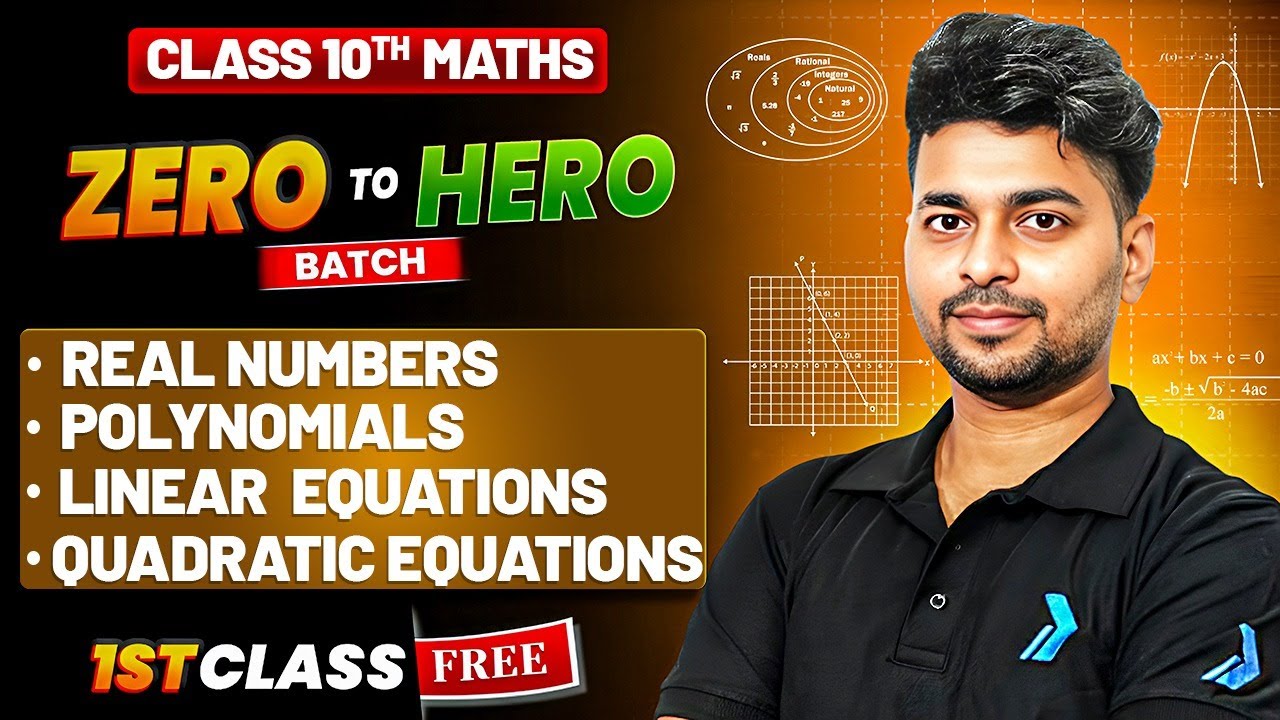 Class 10 Maths Revision | Zero To Hero Batch | 1st Free Class | Prince ...