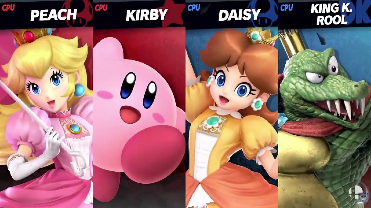 Super Smash Bros. Ultimate - Battle #3016 Team Peach VS Team Daisy ...