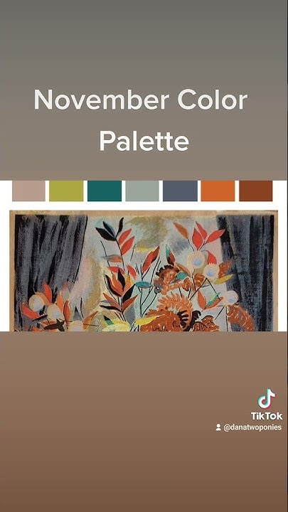 November Color Palette - YouTube