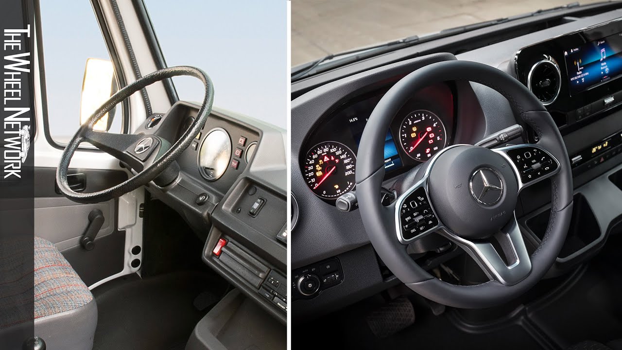 The history of the Mercedes-Benz Transporter Cockpit - YouTube