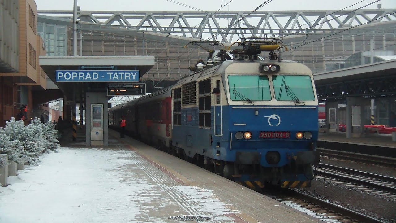 Vlaky Poprad-Tatry, 18.12.2013 - YouTube