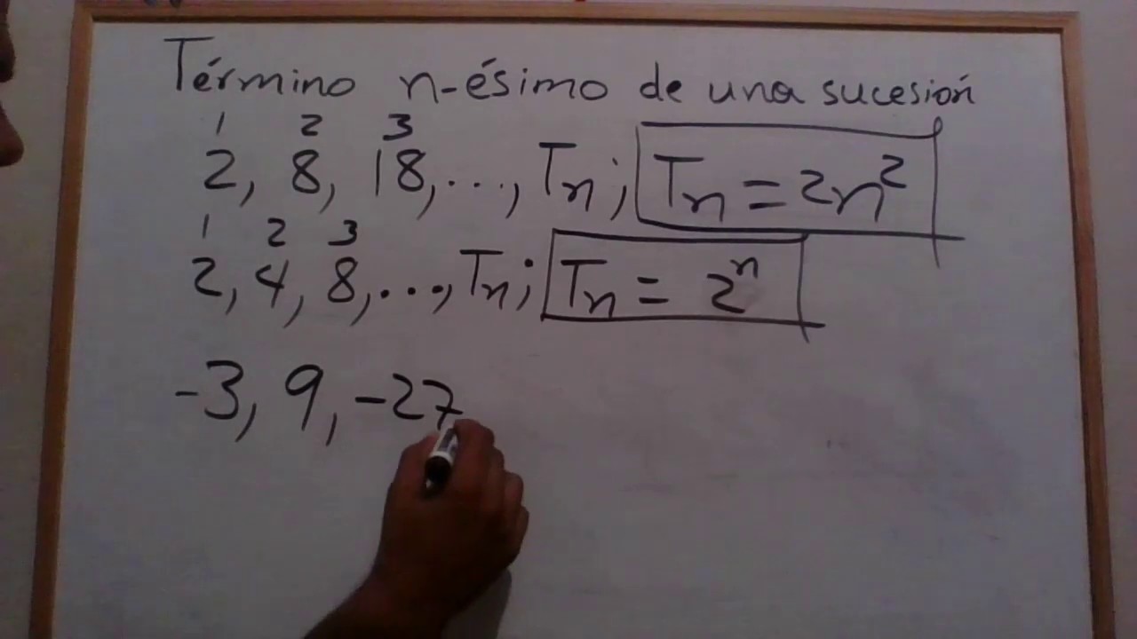 Término n-ésimo de una sucesión parte 2 - YouTube