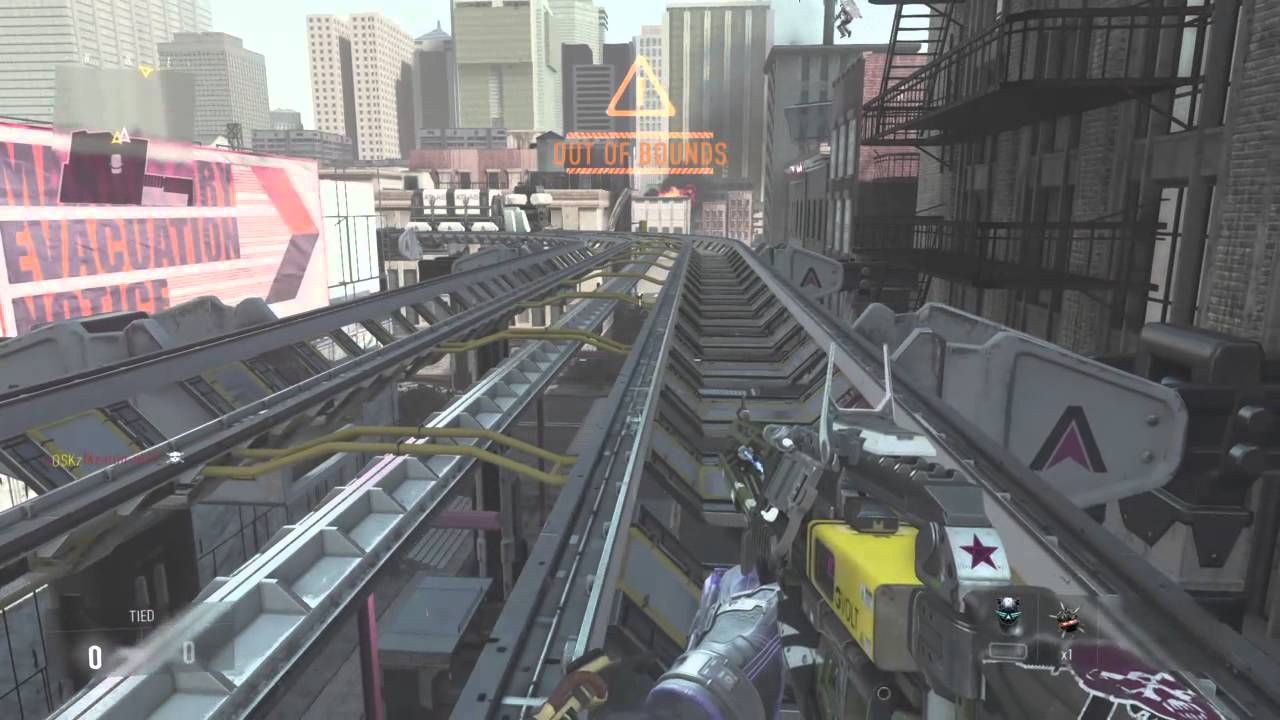 Call of Duty®: Advanced Warfare out of map detroit ps4 - YouTube