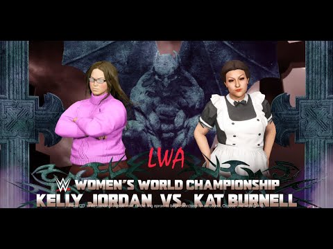 Kelly Jordan VS Kat Burnell for the WWE Women's Title Presented by the ...