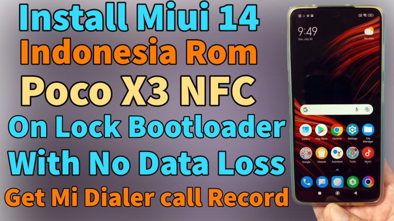 Poco X3 NFC Without Unlock Bootloader Install Indonesia ROM Get Mi ...