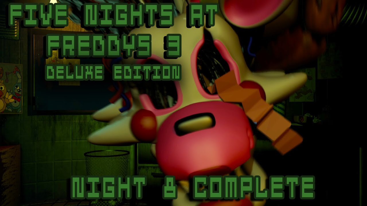 Five Nights At Freddy's 3 Deluxe Edition | Night 8 COMPLETE [FNAF Fan ...