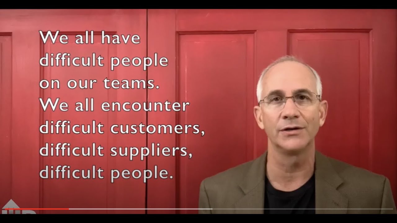 The Question for Today - What do I do with that difficult person? - YouTube