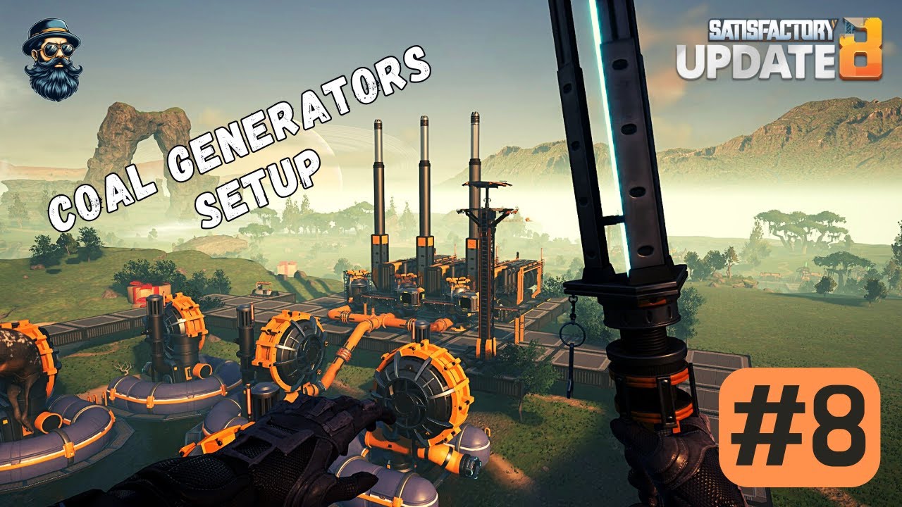 Satisfactory #8 COAL Power Plants Part 1 | Update 8 - YouTube
