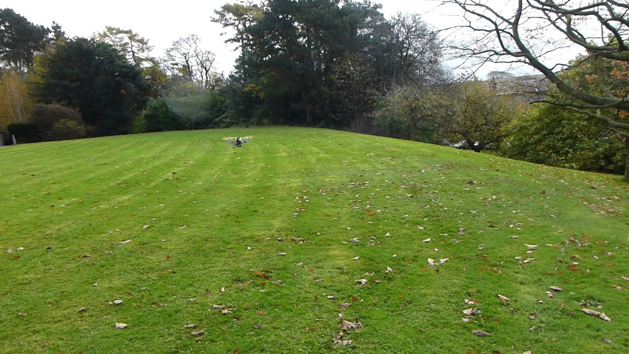 X250 Mini Quadcopter first proper acro test outside - YouTube