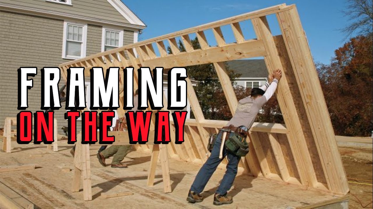 Framing On The Way - Completing framing and explanation of a cantilever ...