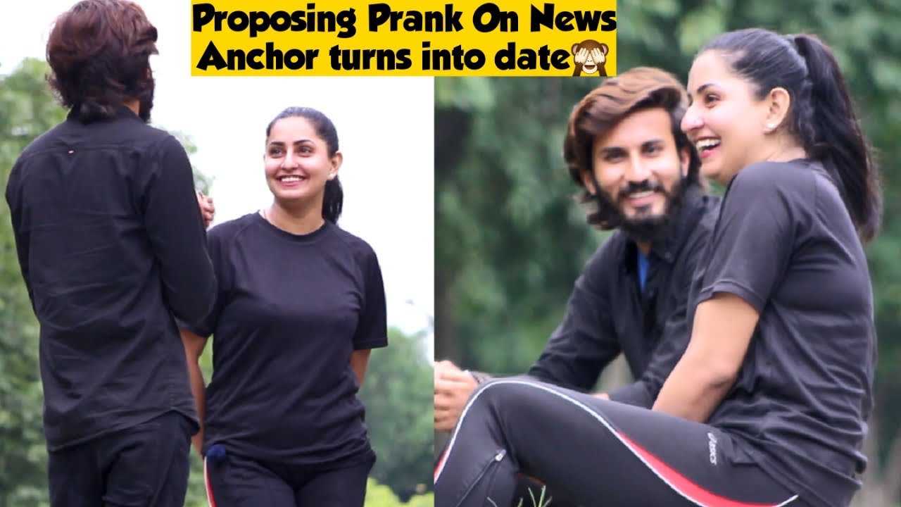 Proposing Prank On News Anchor Turns into Date (Part 1) | Prank in ...