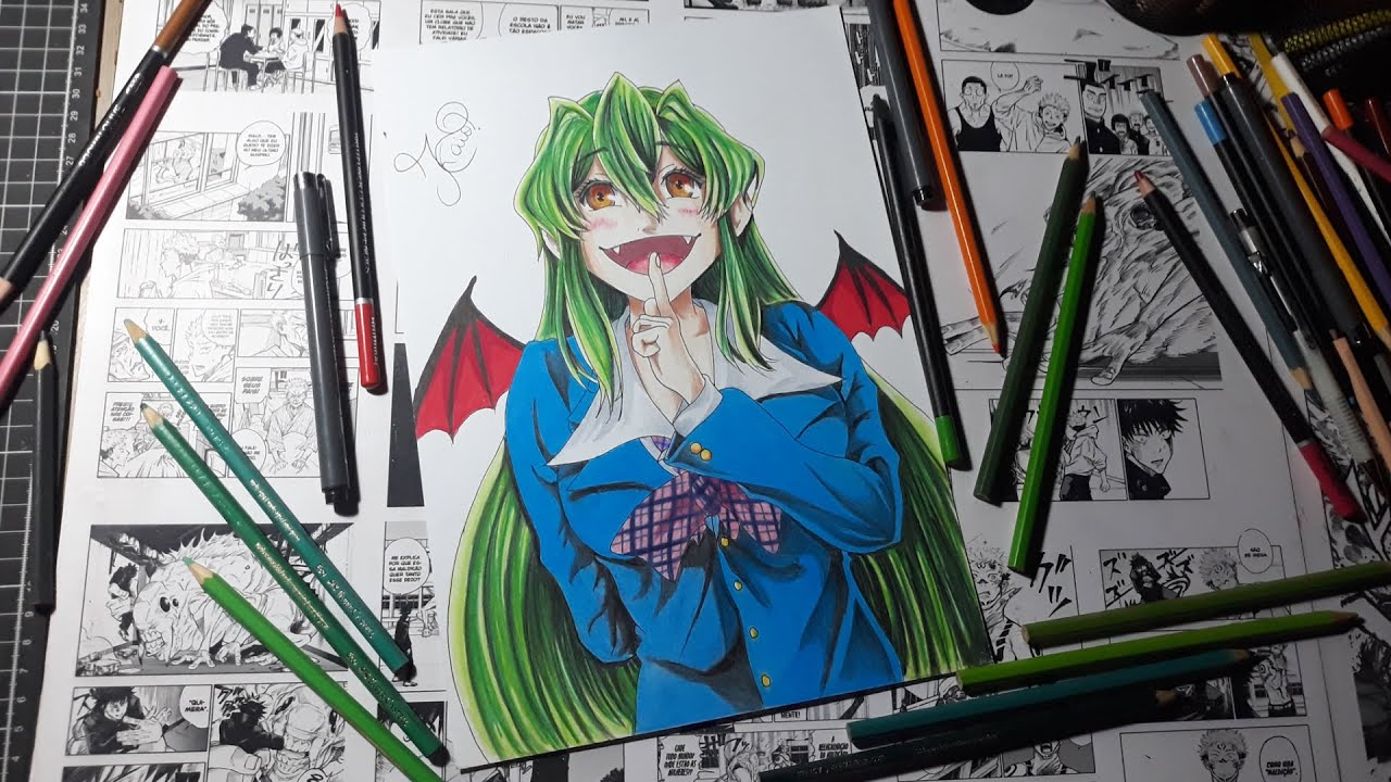 Drawing Youko Shiragami of Jitsu Wa Watashi Wa | Kaio Drawart - YouTube