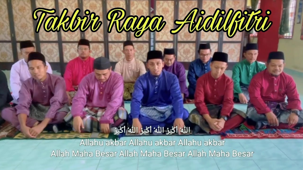 Takbir Raya Aidilfitri 2023 - SK Kroh - YouTube