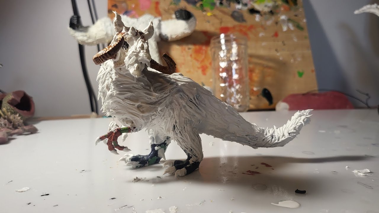 Star Wars custom Tauntaun ready to paint! - YouTube