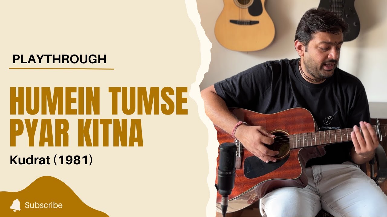 Humein Tumse Pyar Kitna (1981) | Kudrat | Guitar Chords | Playthrough ...