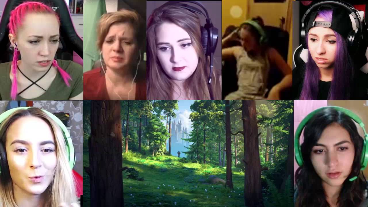 Overwatch Animated Short - The Last Bastion Female Reactions - YouTube