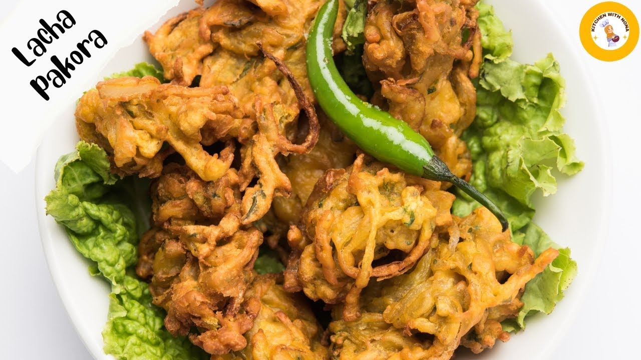 Crispy Lachhedar Aloo Pakora Recipe || Potato Lachha Pakora Snacks ...