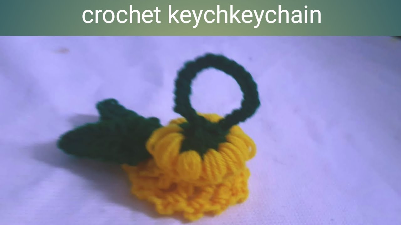 3D💯👌 crochet flower keychains| super easy super beautiful crochet key ...
