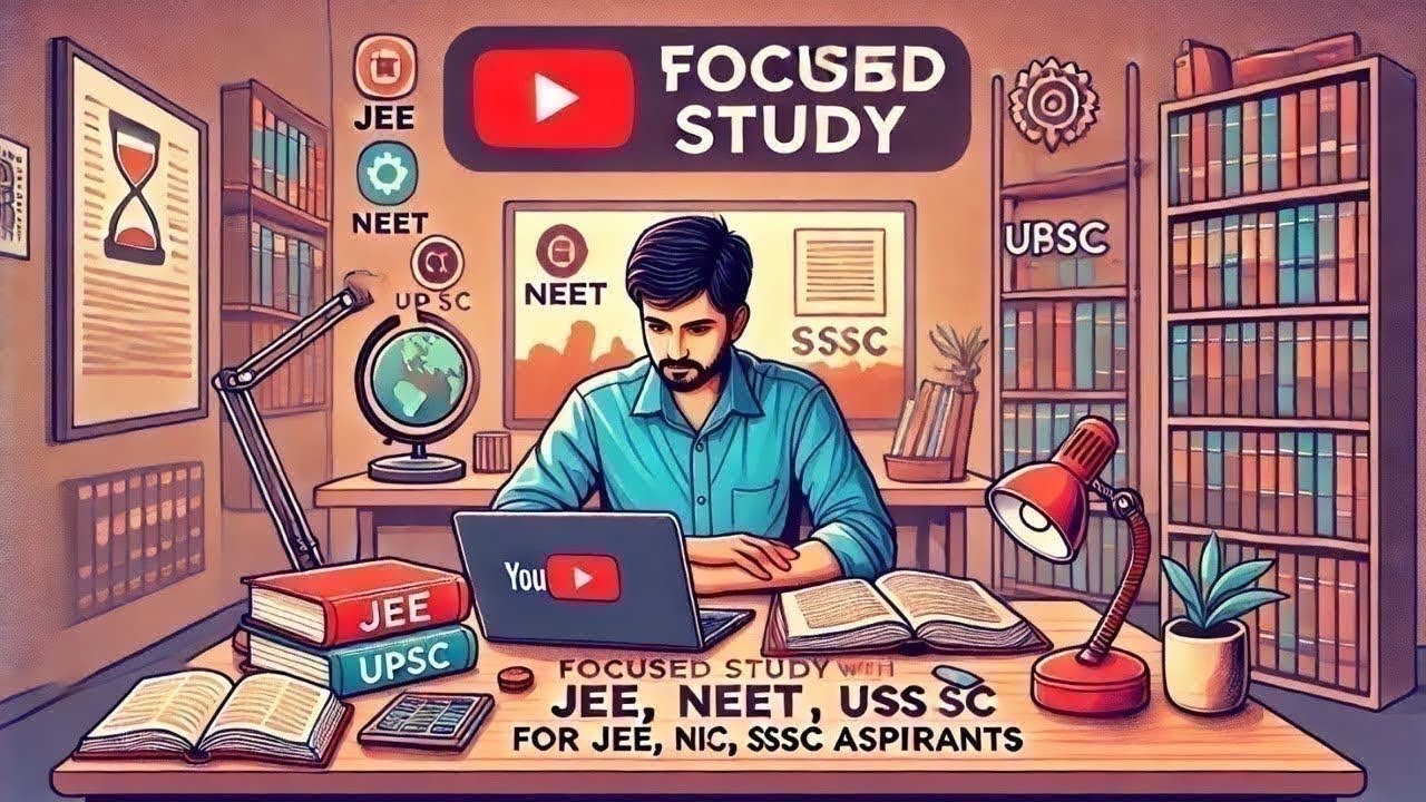 IIT Roorkee Researcher 📚 | 4 Hour Study Marathon ⏳ | JEE ,GATE,UPSC ...