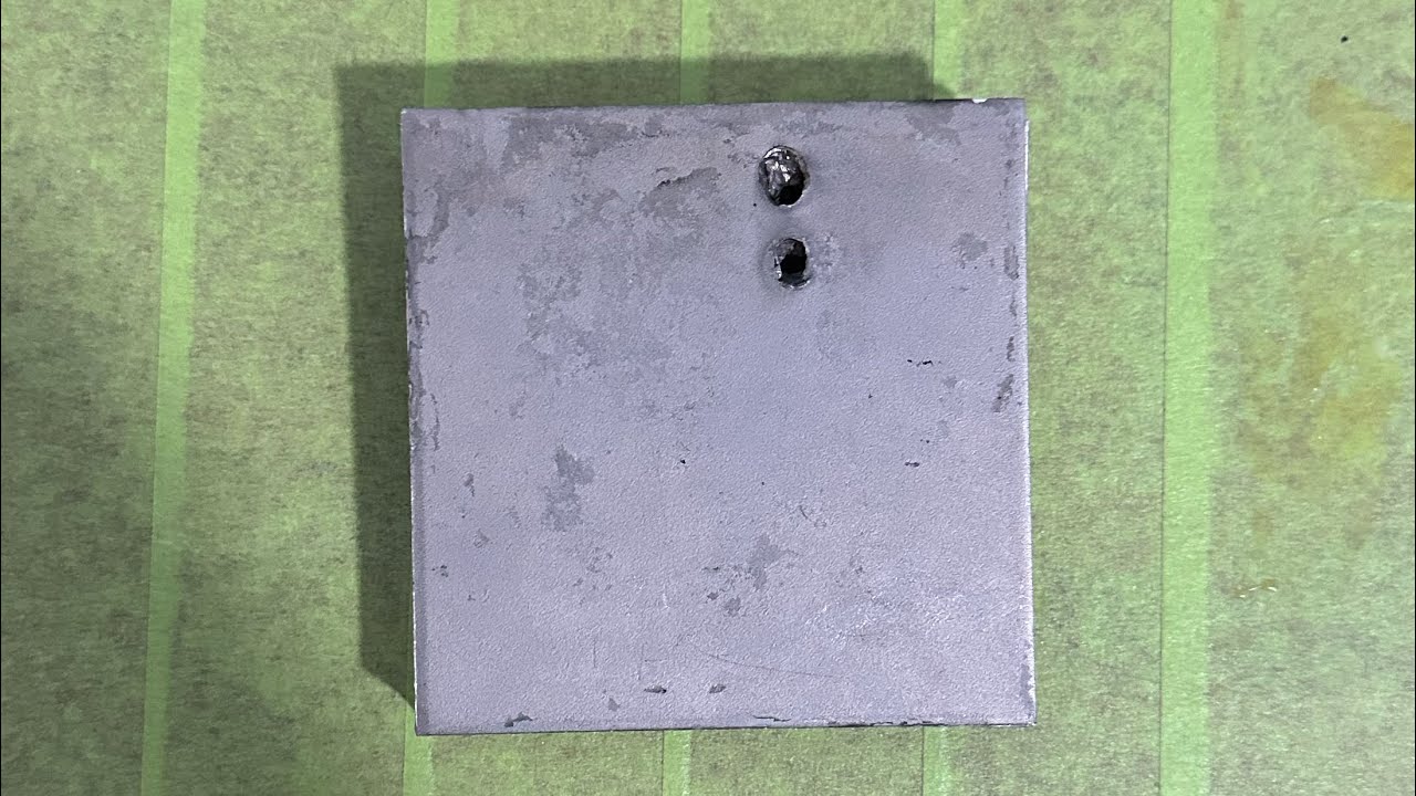 Failed TITANIUM and MAGNESIUM ARMOR (.70in thick) (7.5lbs for 10x12 ...