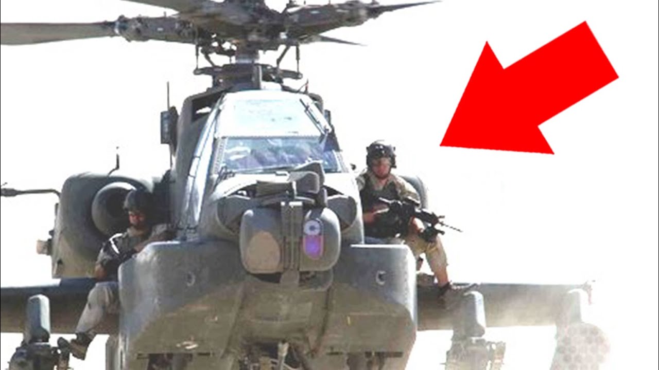 Soldiers Ride Apache Gunship to Save Comrade - YouTube