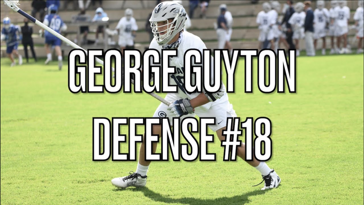 George Guyton - Gilman Varsity Lacrosse 2021 - Freshman Year Highlights ...