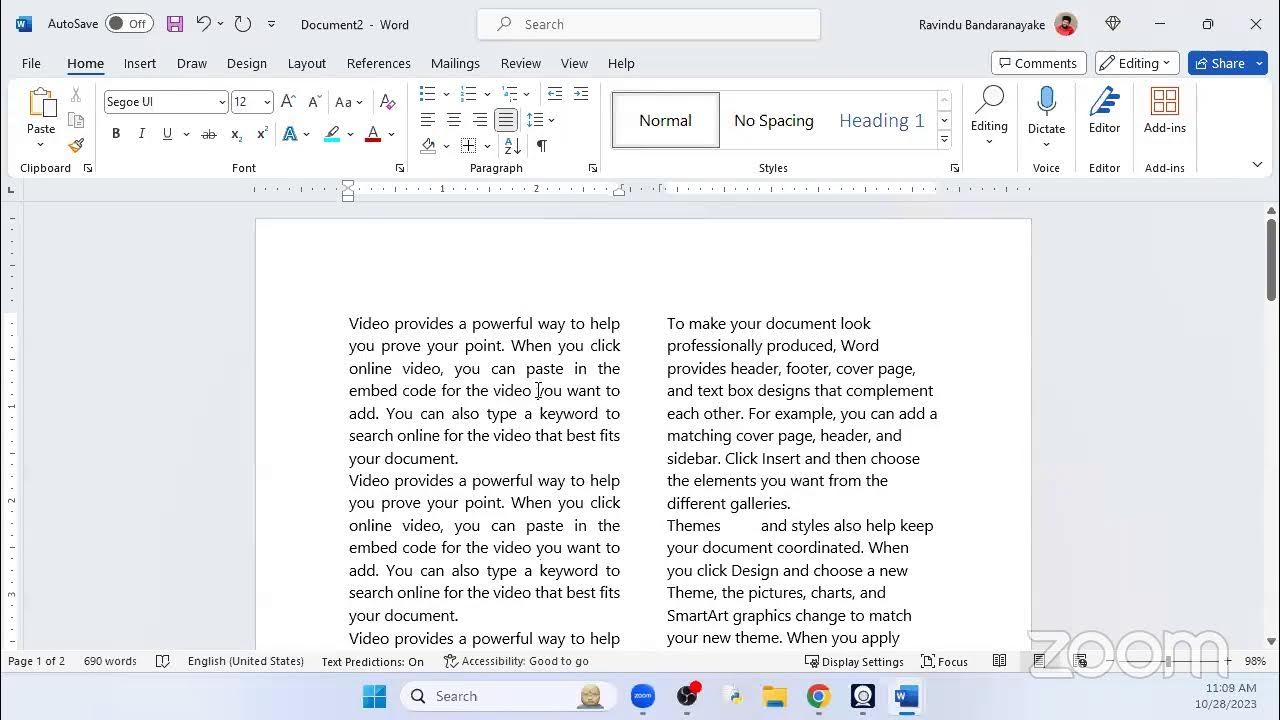 Grade 10 and 11 Class - Word Processing Software | වදන් සැකසුම් ...