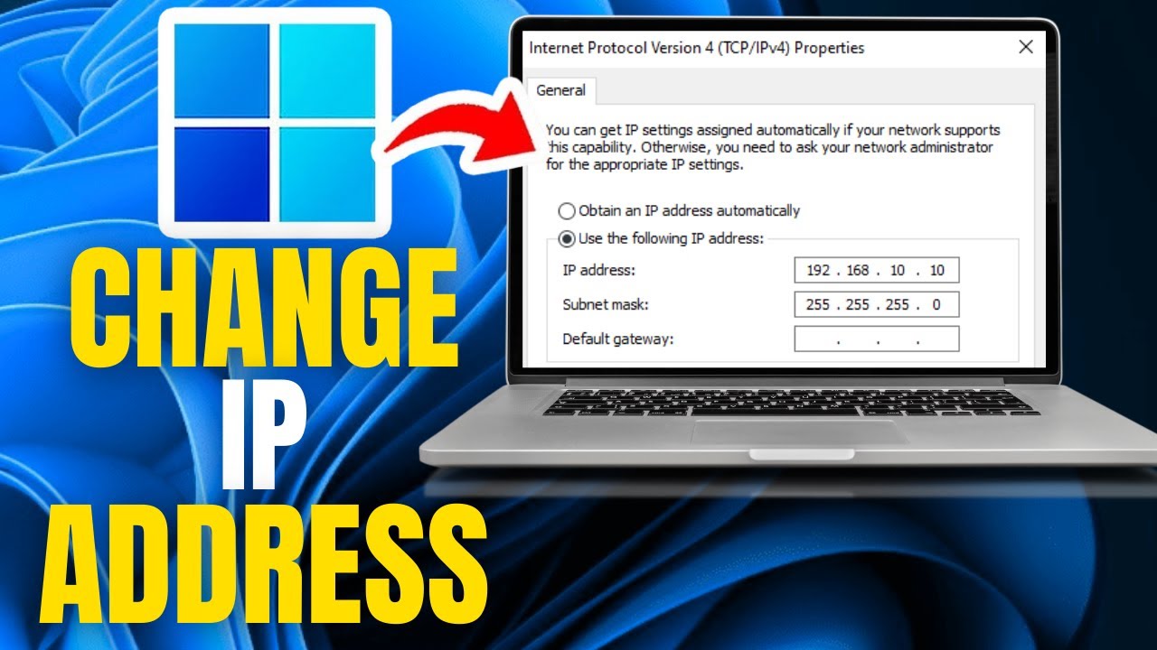 How to Change IP Address on Windows 10 (Step-by-Step Tutorial) - YouTube