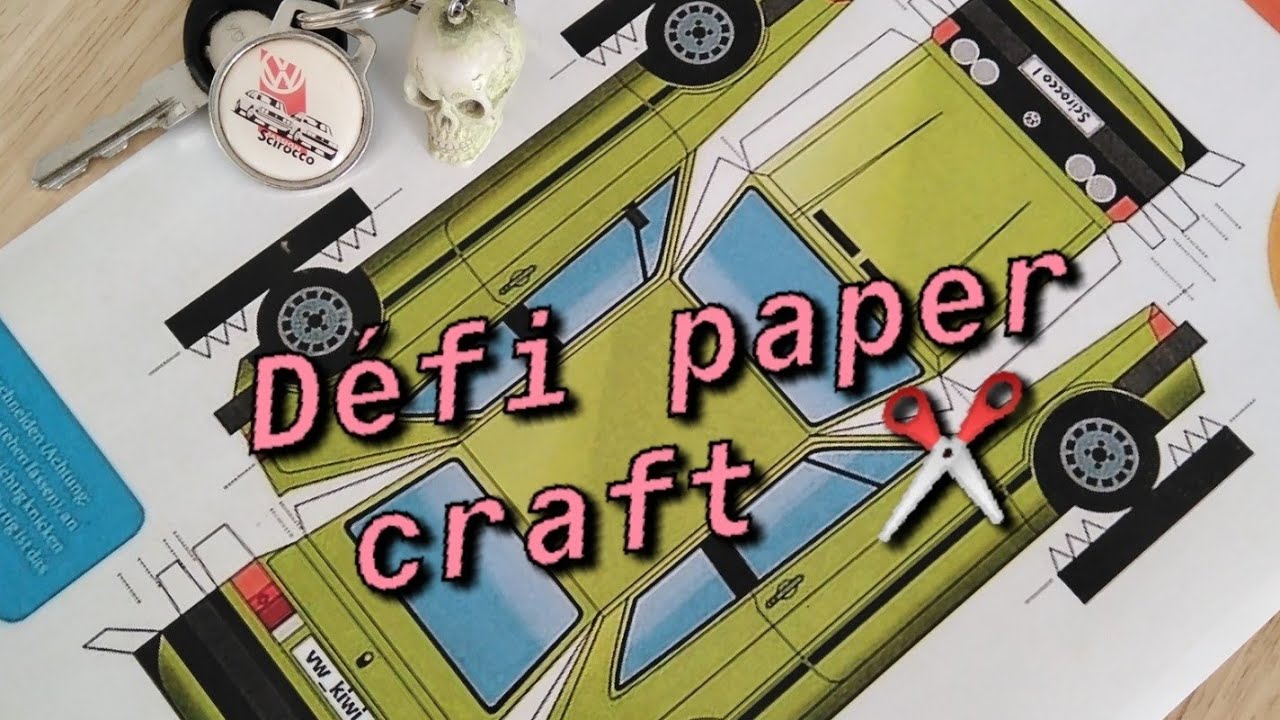 Petit défit paper craft et Projet jeu de cartes. 🤔 [Confinement] - YouTube