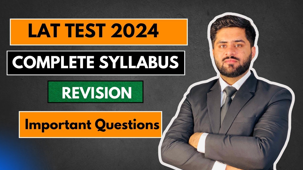 LAT Test Syllabus revision 2024| LAT Test 2024| HEC Lat test 2024 ...