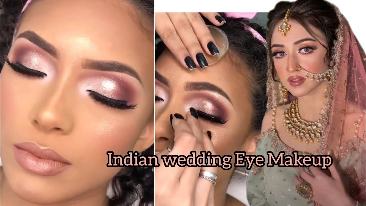 Indian Wedding Eye Makeup Tutorial|| Engagement Eye Makeup Tutorial ...