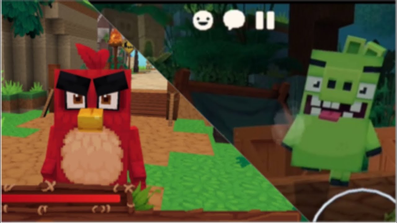 Angry Birds Map In Minecraft PE - YouTube