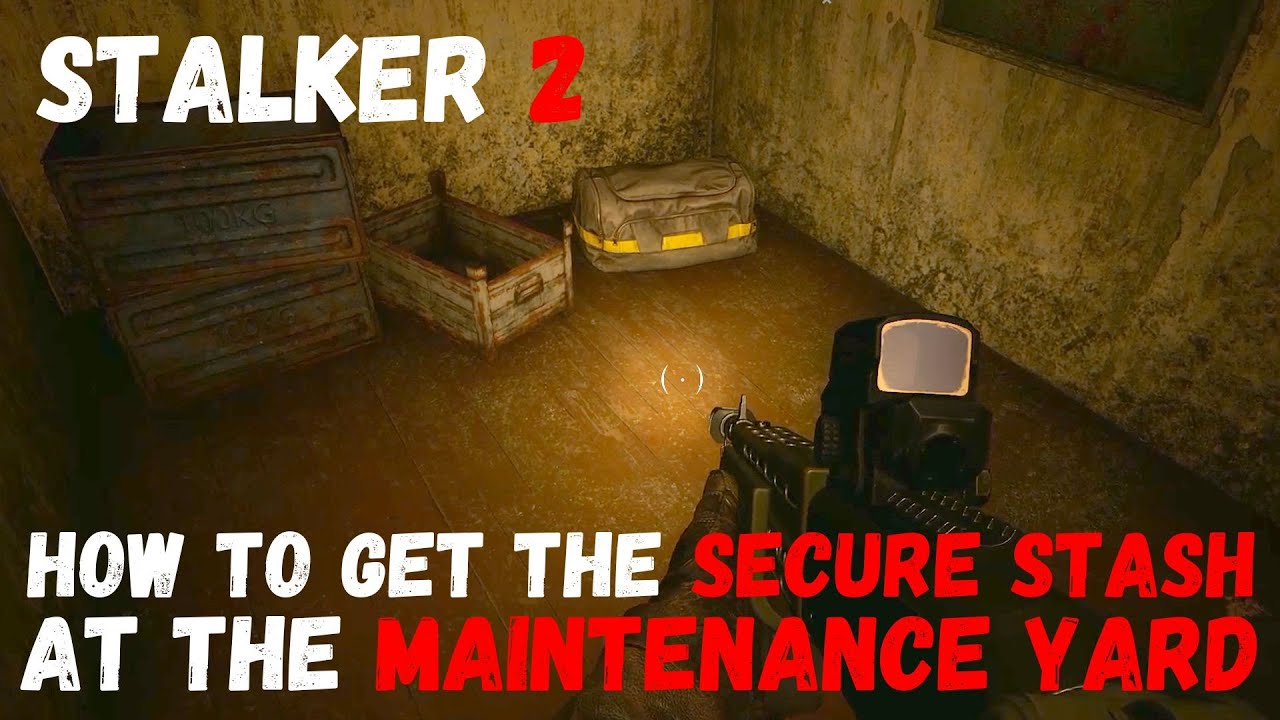 How to get the SECURE STASH at the Maintenance Yard in the CHEMICAL ...