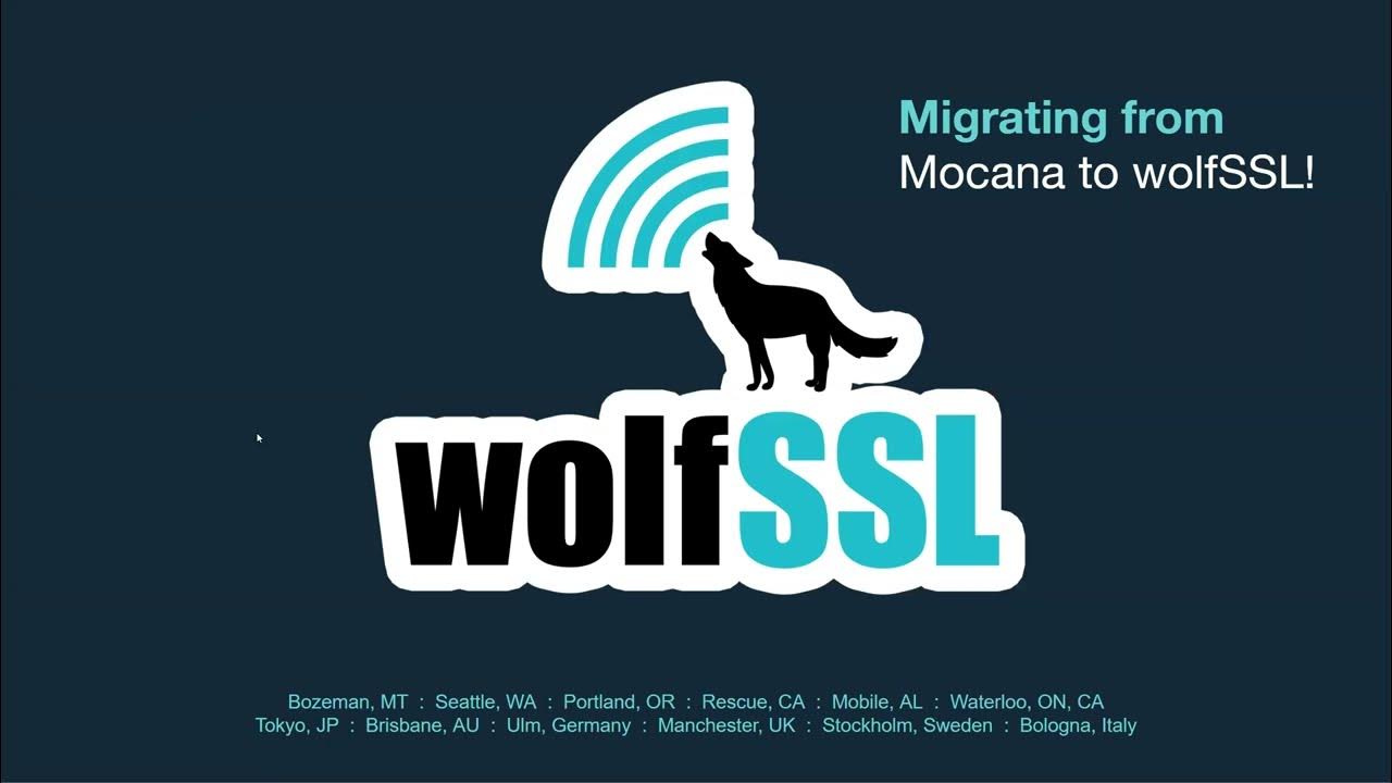Migrating from Mocana to wolfSSL - YouTube