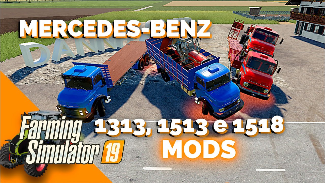Mod Caminhão Mercedes-Benz | FARMING SIMULATOR 19 MODS - YouTube