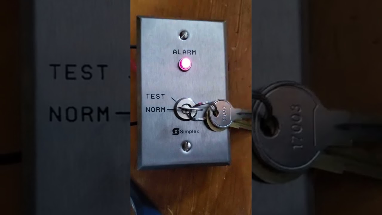 Simplex 2098-9806 Key Switch - YouTube
