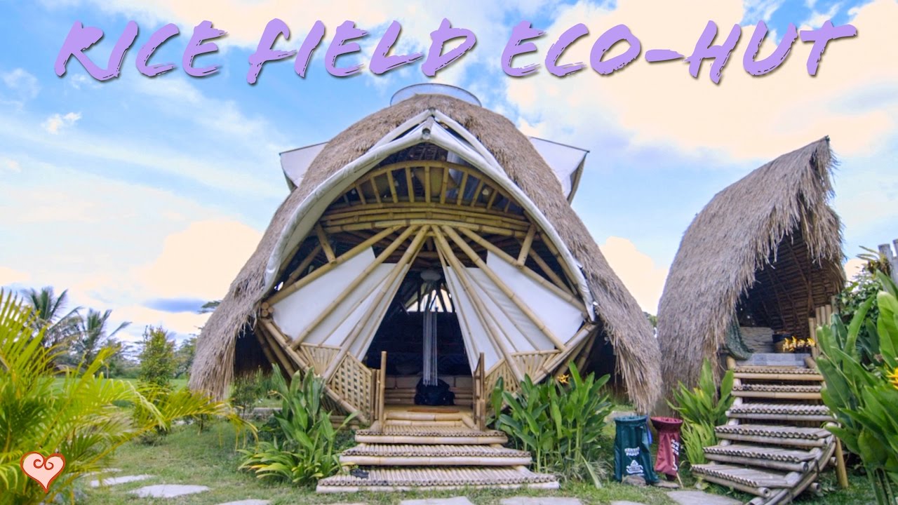 Incredible Bamboo Eco Hut Tour ♥ The Coolest Place We Have Stayed In ...