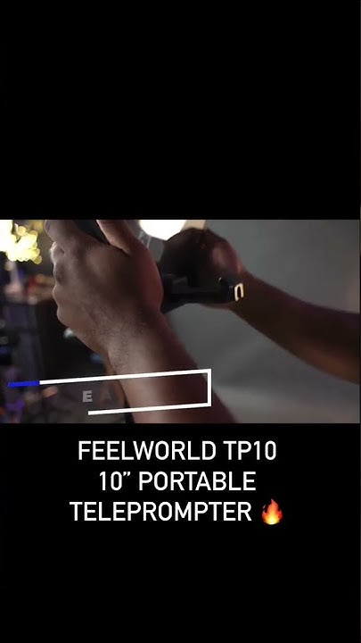 Best Portable Teleprompter Feelworld TP10 - YouTube