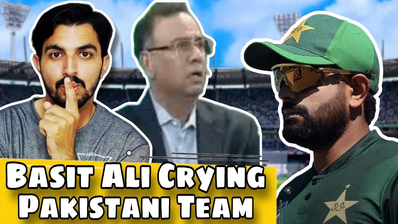 Basit Ali crying on live tv show after loss against India | Hafeez ...
