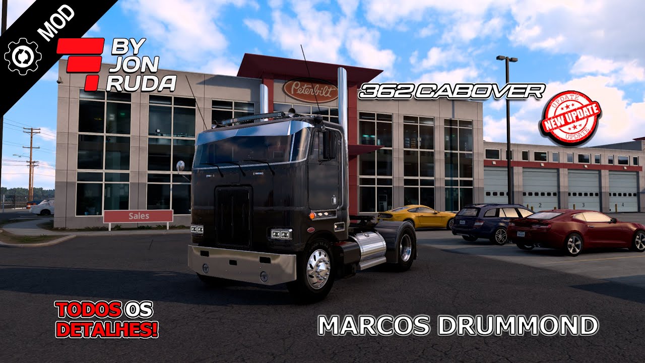 UPDATE! PETE 362 Cabover By Jon Ruda. Venha CONFERIR TODOS OS DETALHES ...