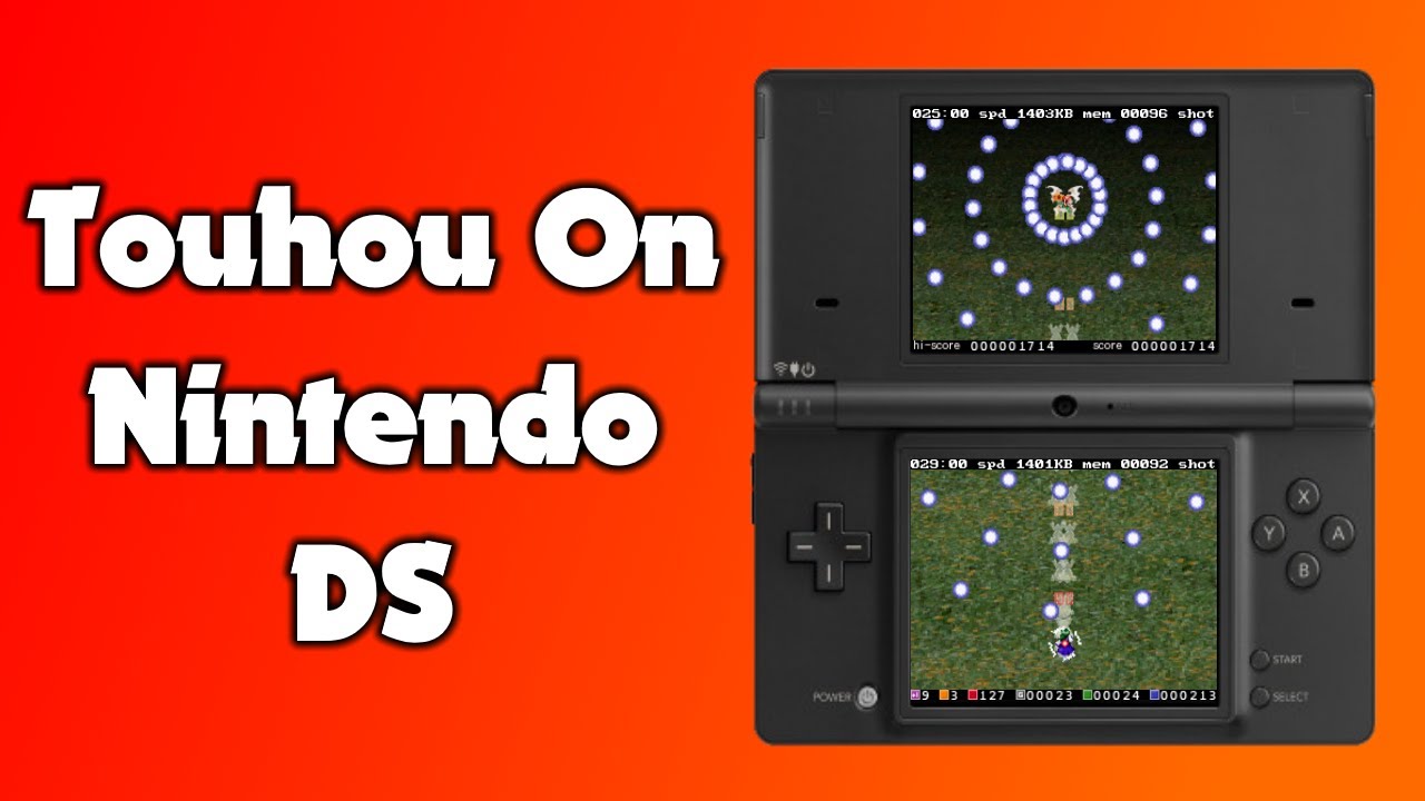 Touhou on Nintendo DS (Touhou DS Homebrew) - YouTube