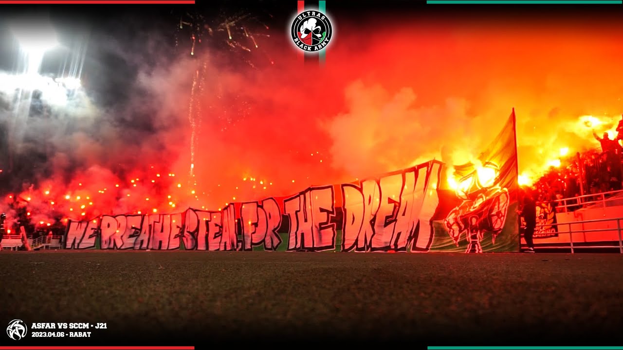 Black Army - Ultras Askary : ASFAR vs SCCM (Cracage et Tifo) [06.04. ...