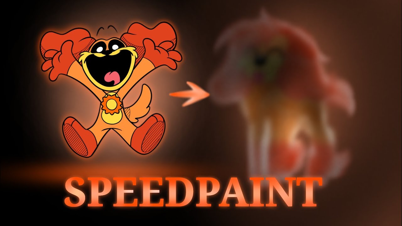Dogday Redesign - Smiling Critters Speedpaint - YouTube