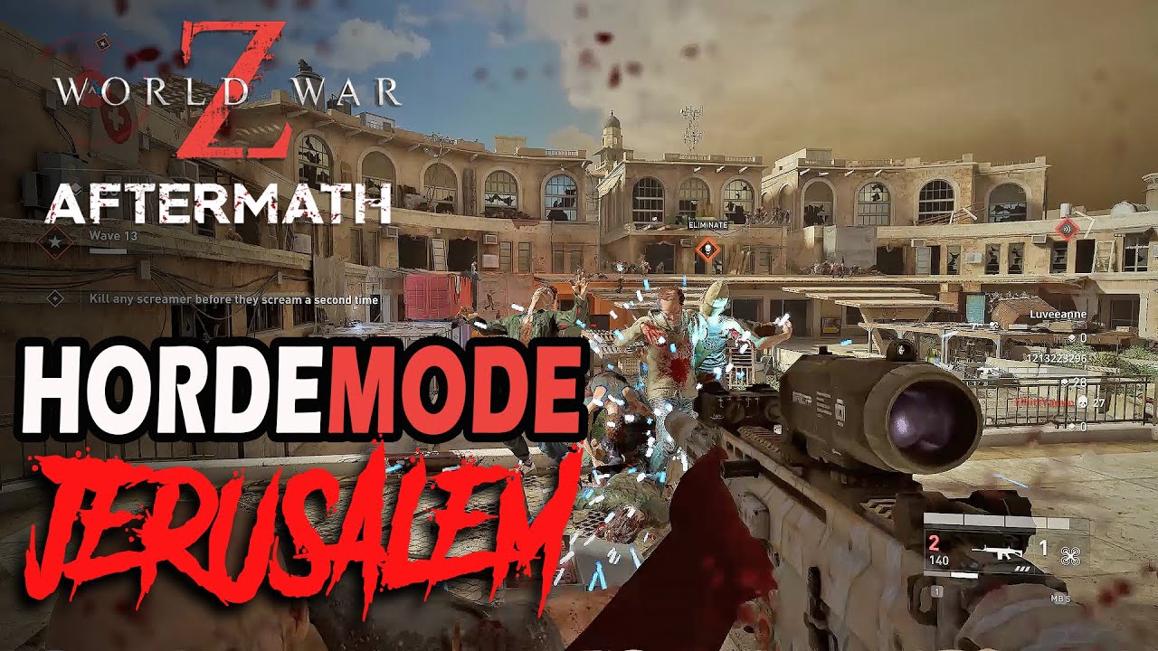 HORDE MODE in JERUSALEM: The Ultimate Test of Survival in World War Z ...